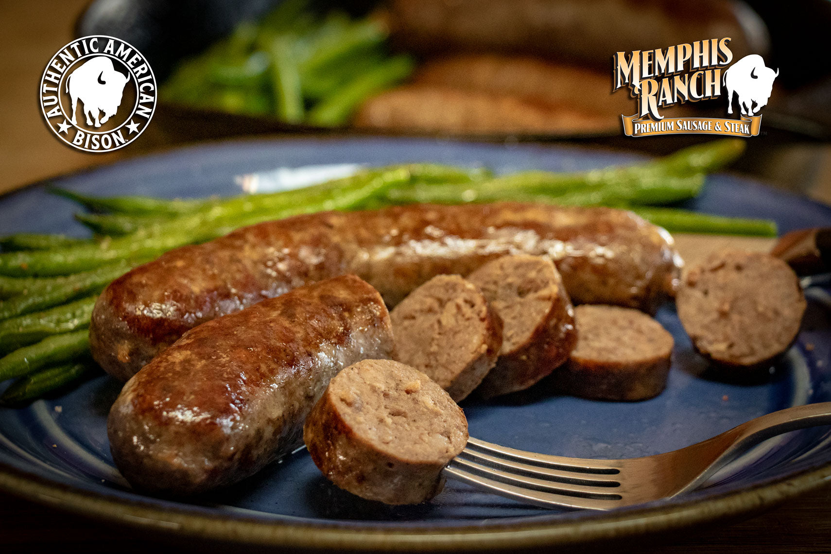 Bison Summer Sausage: Sweet, Spicy & Garlic | Memphis Ranch Meat Co ...